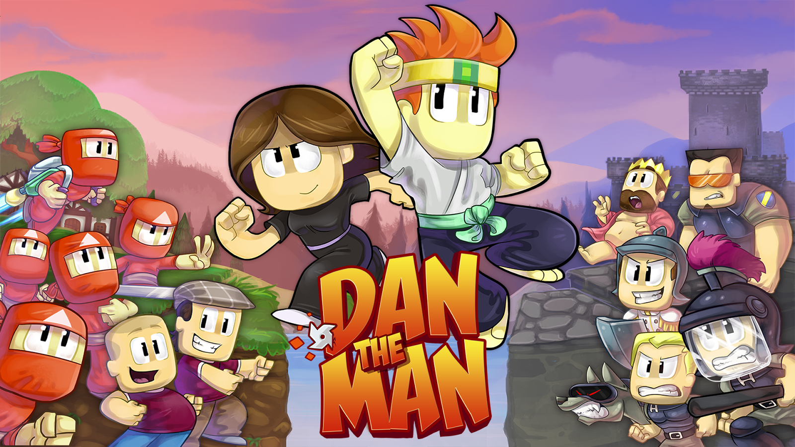 Dan the Man: Game Platformer Bergaya Retro - Sukaon.com