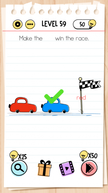 Kunci Jawaban Brain Test: Tricky Puzzles Level 1 - 90 - Sukaon.com