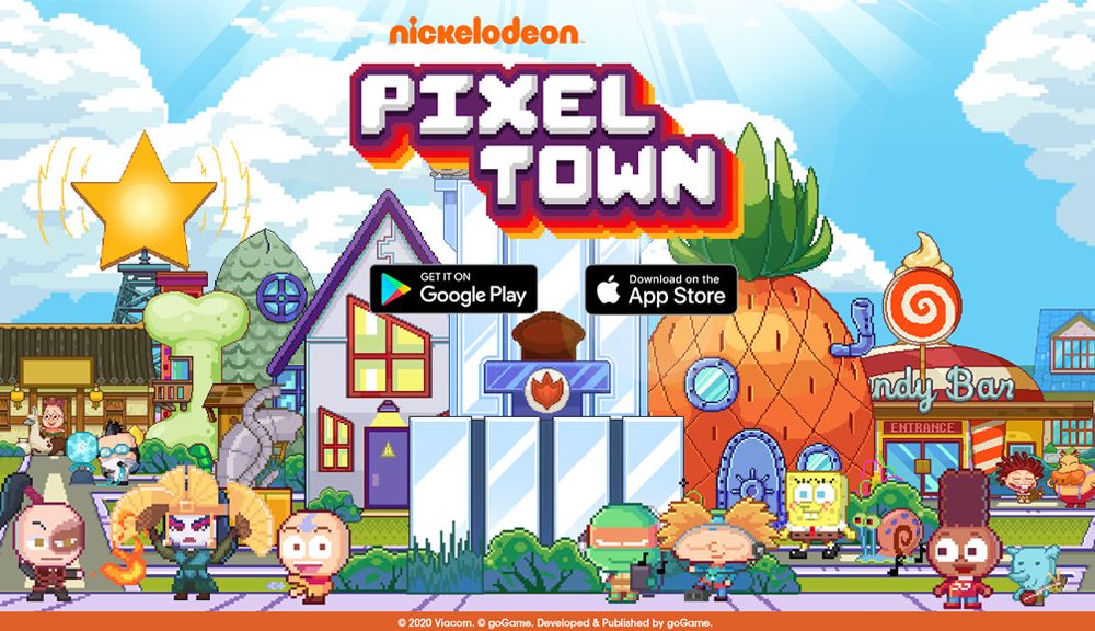 Carikan Para Karakter Nickelodeon Ini Tempat Tinggal dalam Pixel Town