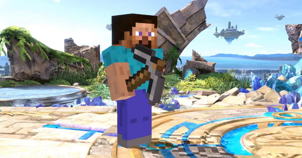 Steve dari Minecraft Resmi Bergabung ke Super Smash Bros Ultimate