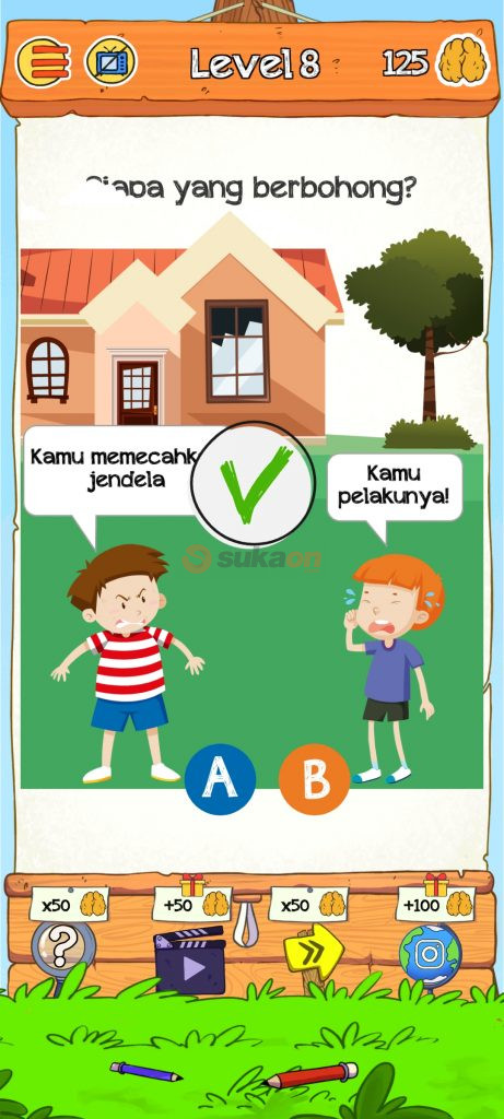 Kunci Jawaban Braindom 2 Level 1 - 300 Lengkap & Update - sukaon.com