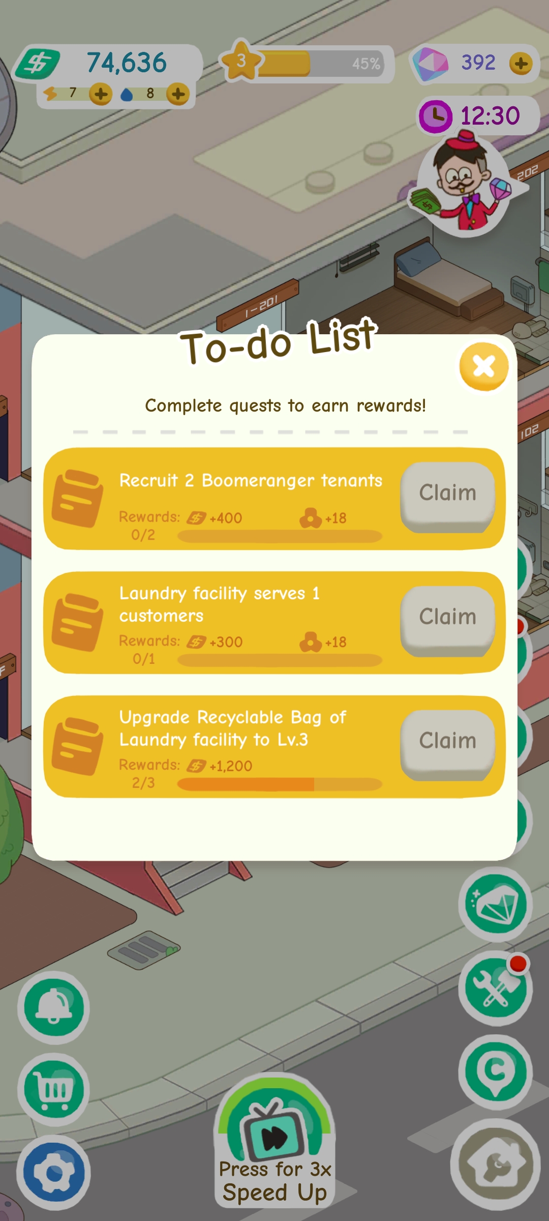 Tips dan Trik Bermain Rent Please! Landlord Sim - sukaon.com