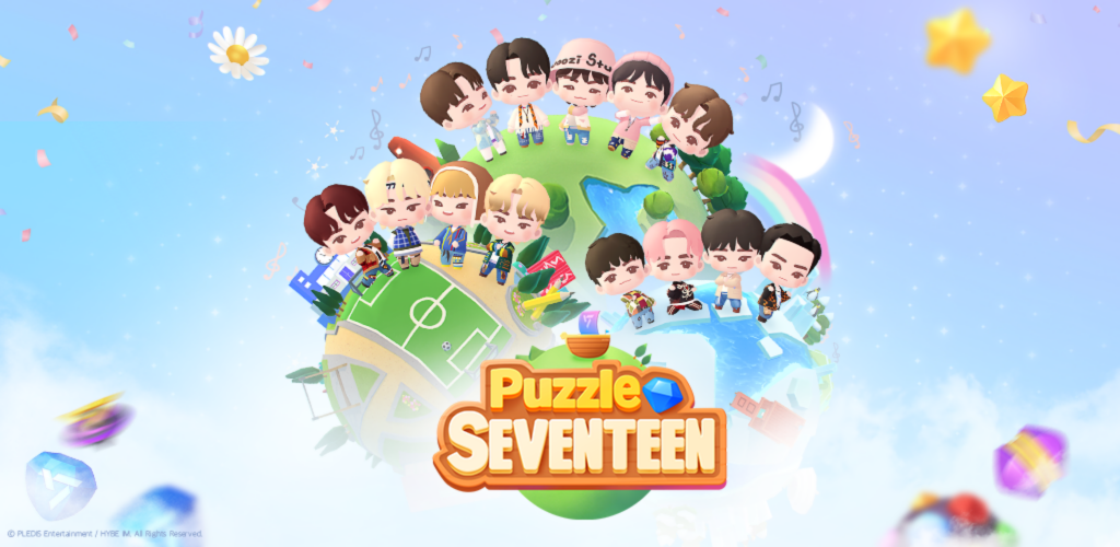 Puzzle SEVENTEEN: Game Puzzle Keren untuk CARAT - sukaon.com